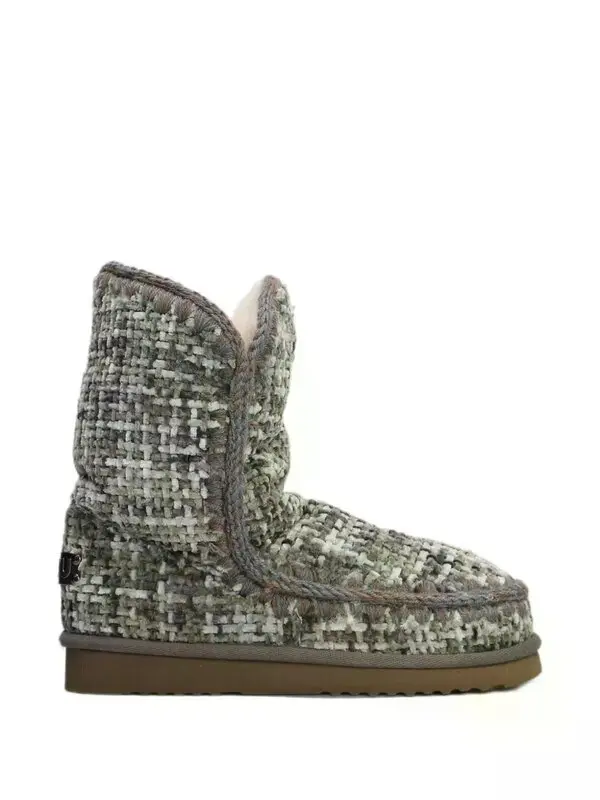 Mou Eskimo 24 Crochet-trim Boots