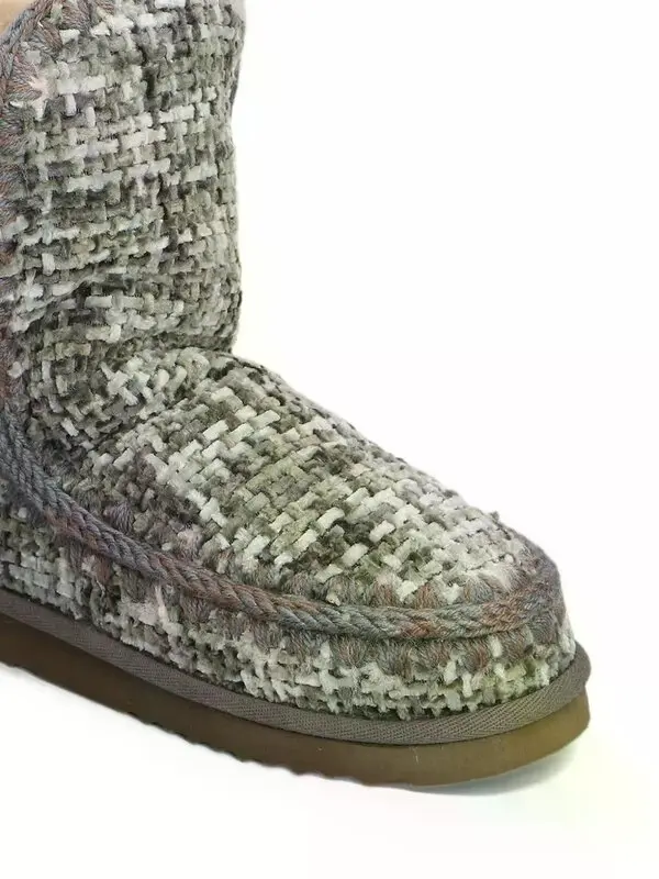 Mou Eskimo 24 Crochet-trim Boots