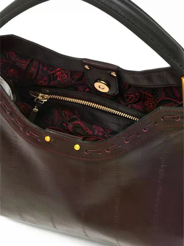 GIANNI CHIARINI Aurora Eel-print Tote Bag