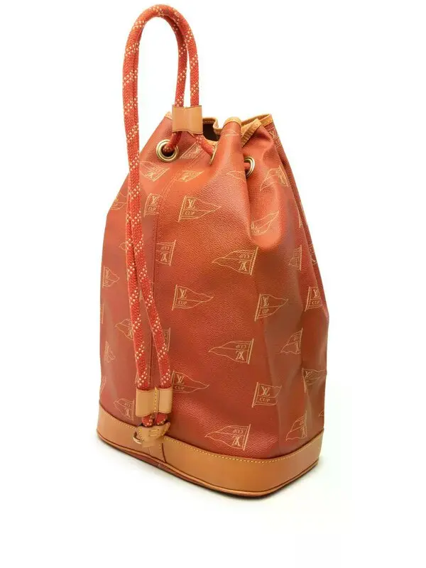 LOUIS VUITTON 1994 Americas Cup Coated Canvas Saint Tropez Backpack