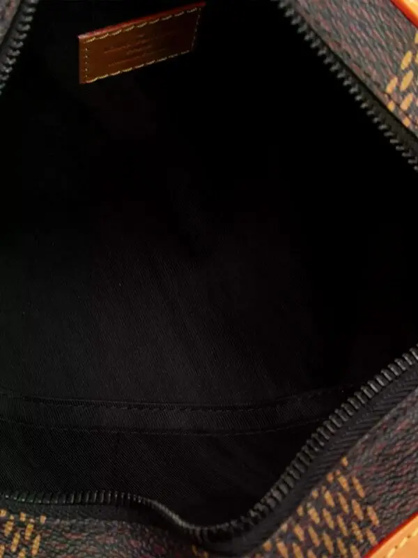 LOUIS VUITTON 2020 Nigo Giant Damier Ebene Monogram Soft Trunk Crossbody Bag