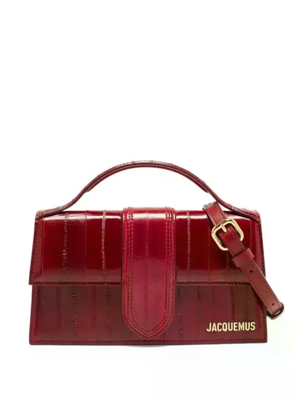 Jacquemus Le Bambino Grand Eel-skin Top Handle Bag