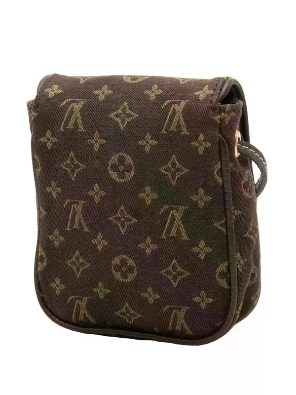 LOUIS VUITTON 2006 Monogram Mini Lin Pochette Cancun Crossbody Bag