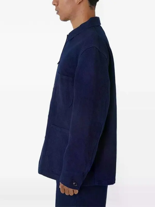 BLUE BLUE Patch-pocket Jacket