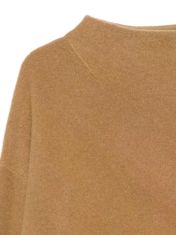 Vince High-neck Dropped-shoulder Sweater