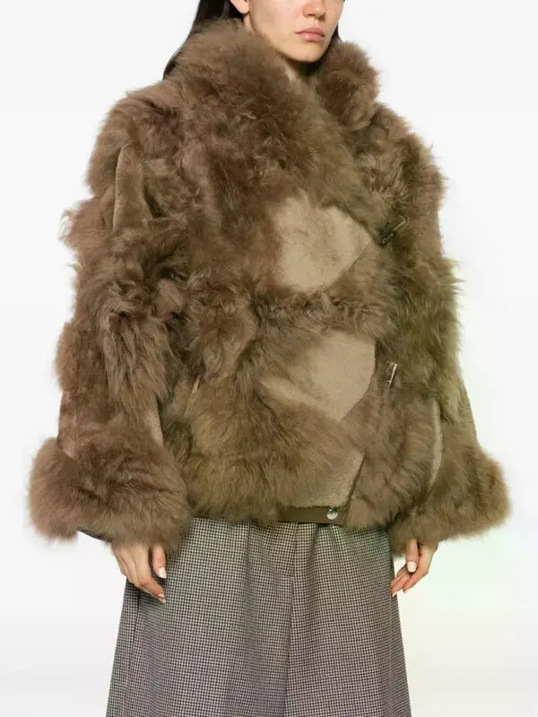 ENVELOPE 1976 Iceland Shearling-trim Reversible Jacket