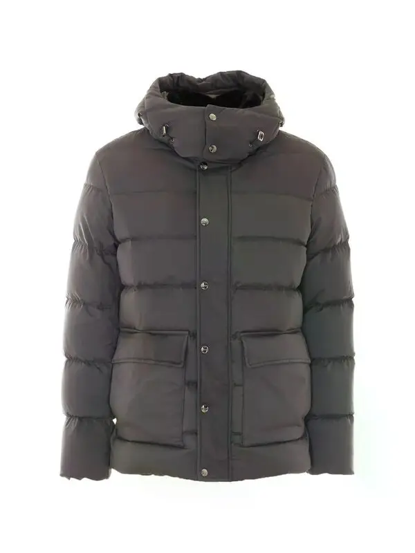 Herno Hooded Padded Jacket - Grey