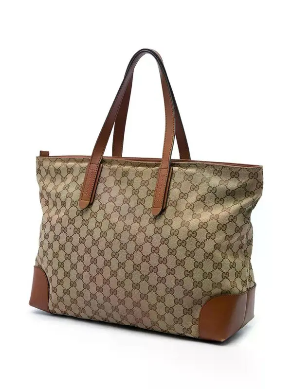 Gucci 2016-2026 Gg Canvas Web Tote Bag