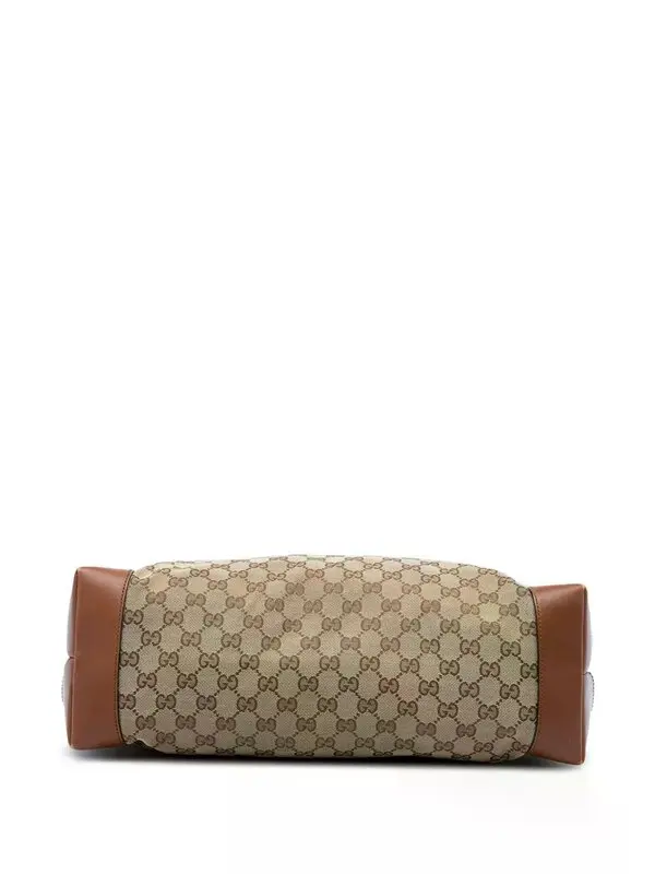 Gucci 2016-2026 Gg Canvas Web Tote Bag