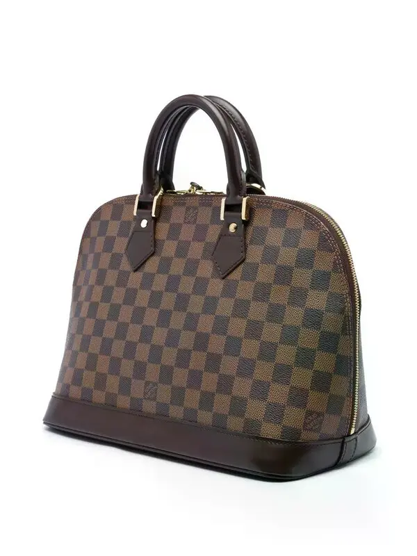 LOUIS VUITTON 2004 Damier Ebene Alma Mm Handbag