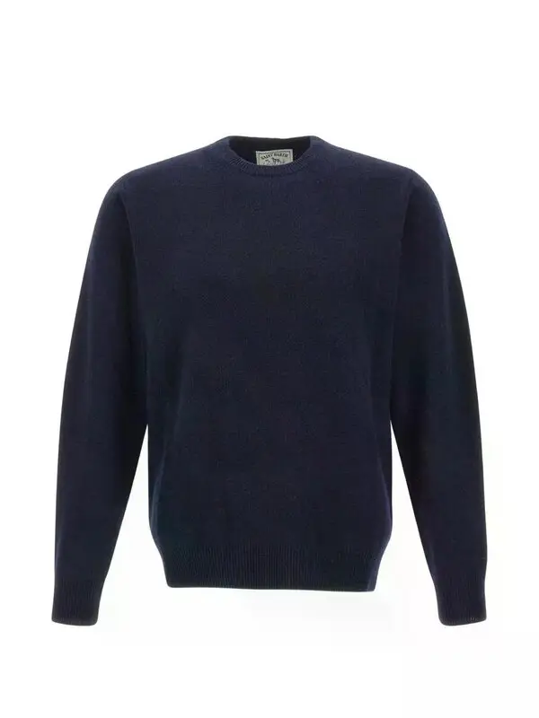 MC2 SAINT BARTH Navy Regent Lambswool Crewneck