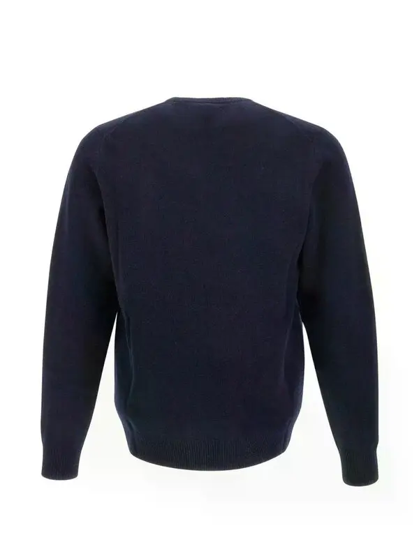 MC2 SAINT BARTH Navy Regent Lambswool Crewneck
