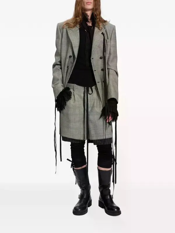ANN DEMEULEMEESTER Ruffled Lace-trim Cuffs
