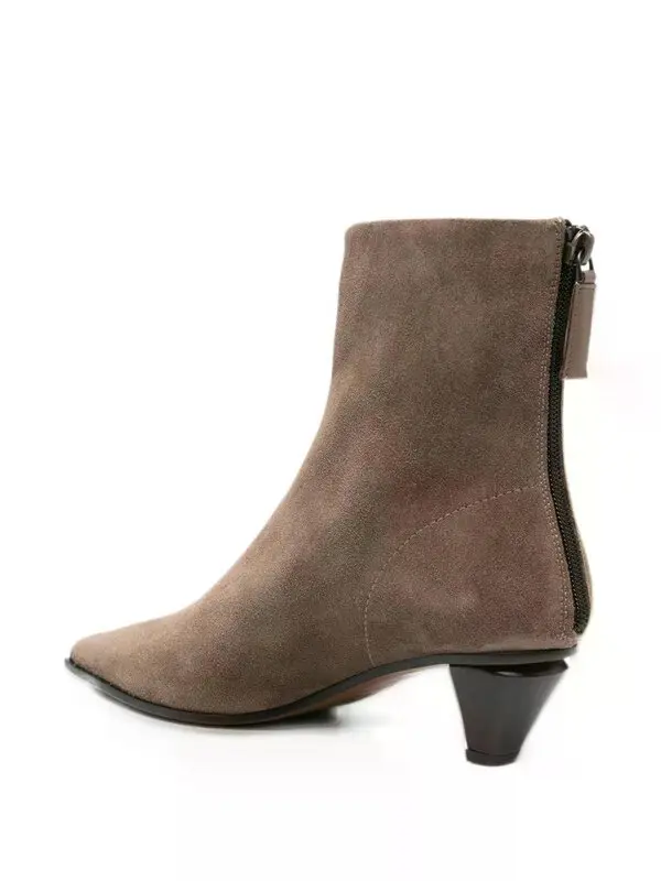 Roberto Festa Pointed-toe Suede Ankle Boots