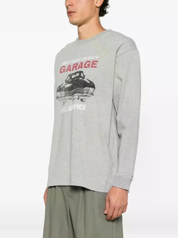 UNIVERSAL OVERALL Graphic-print Long-sleeve T-shirt