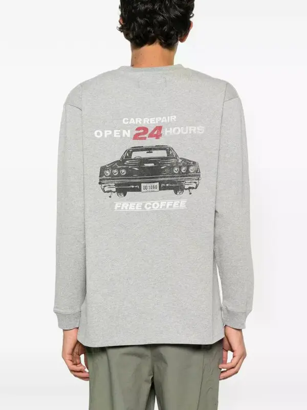 UNIVERSAL OVERALL Graphic-print Long-sleeve T-shirt