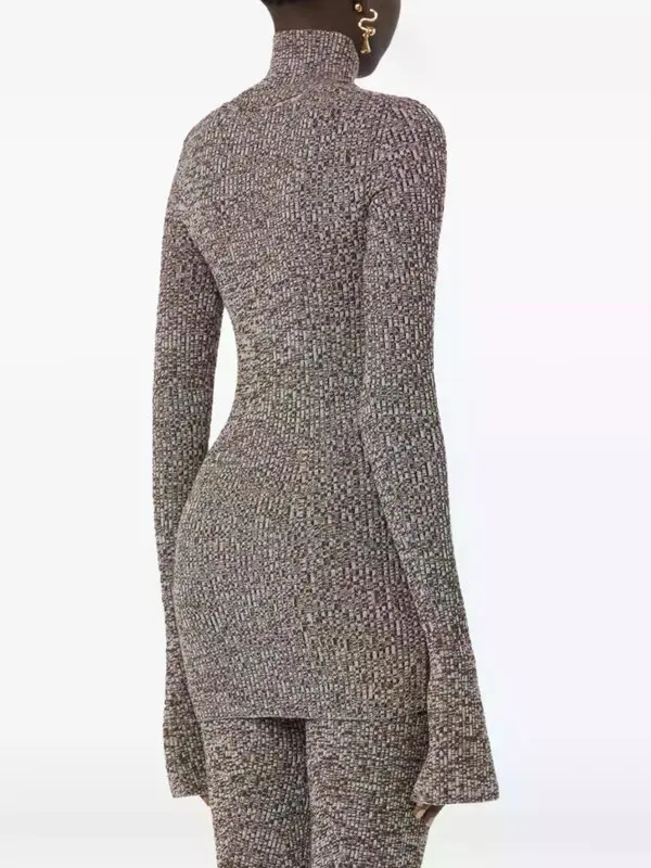 Sportmax High-neck Flared-sleeve Sweater