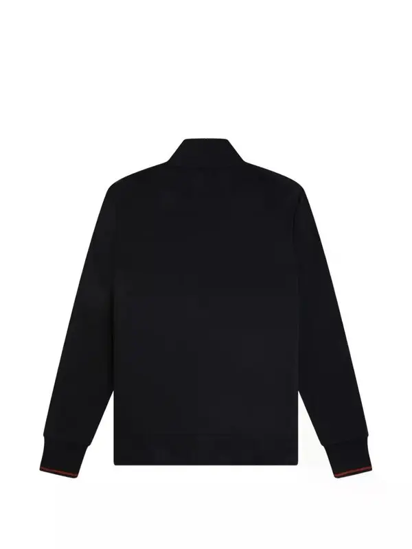 Fred Perry Quarter-zip Logo-embroidered Sweatshirt