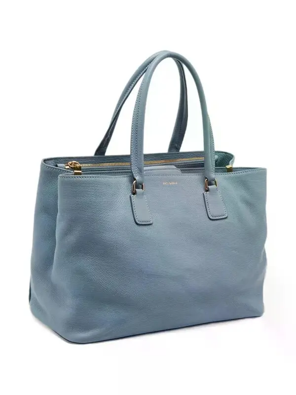 Dolce & Gabbana Clara Pebbled Tote Bag - Blue