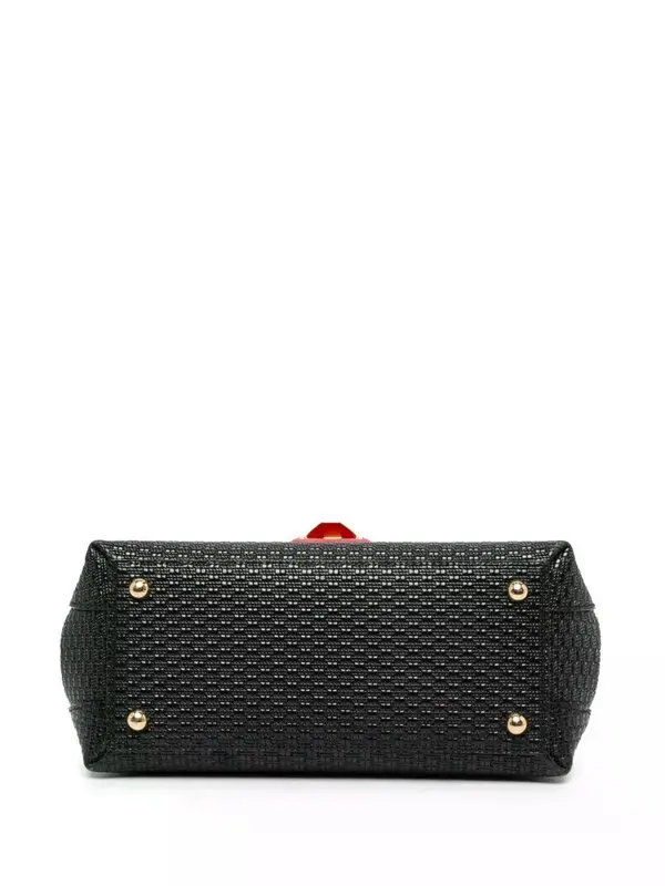 Dolce & Gabbana 2000-2026 Calfskin Roses Print Lucia Satchel