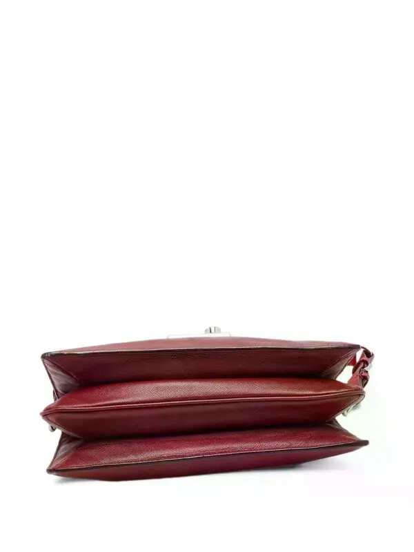 Prada Sound Saffiano Leather Shoulder Bag