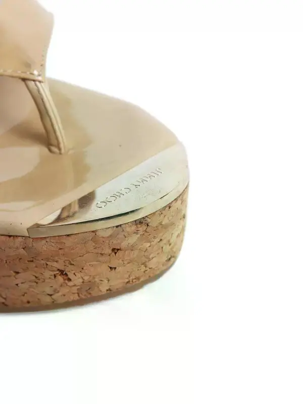 JIMMY CHOO Thong Platform Sandals