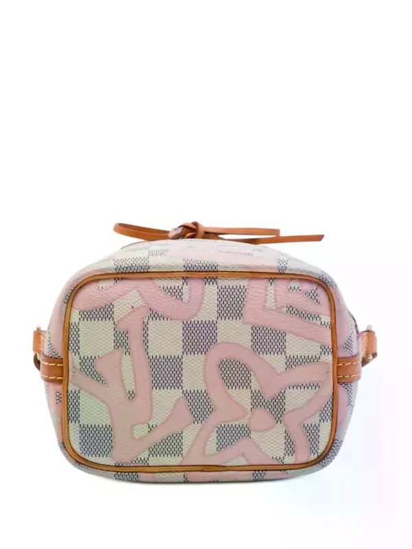 LOUIS VUITTON 2017 Damier Azur Tahitienne Nano Noe Bucket Bag