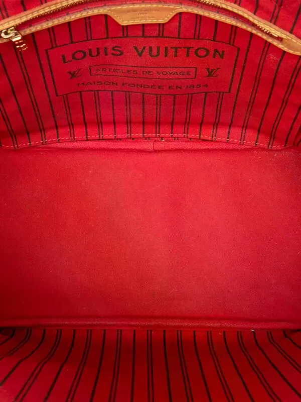 LOUIS VUITTON 2016 Monogram Neverfull Mm Tote Bag