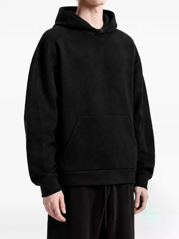 Hugo Boss X Porsche Suede-effect Pouch-pocket Hoodie