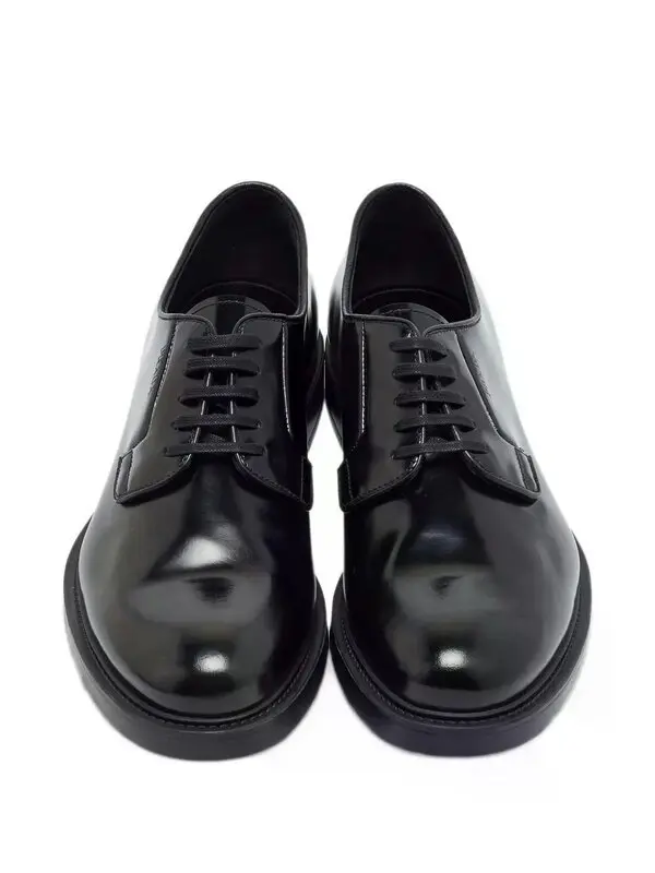 Prada Spazzolato Lace-up Derby Shoes