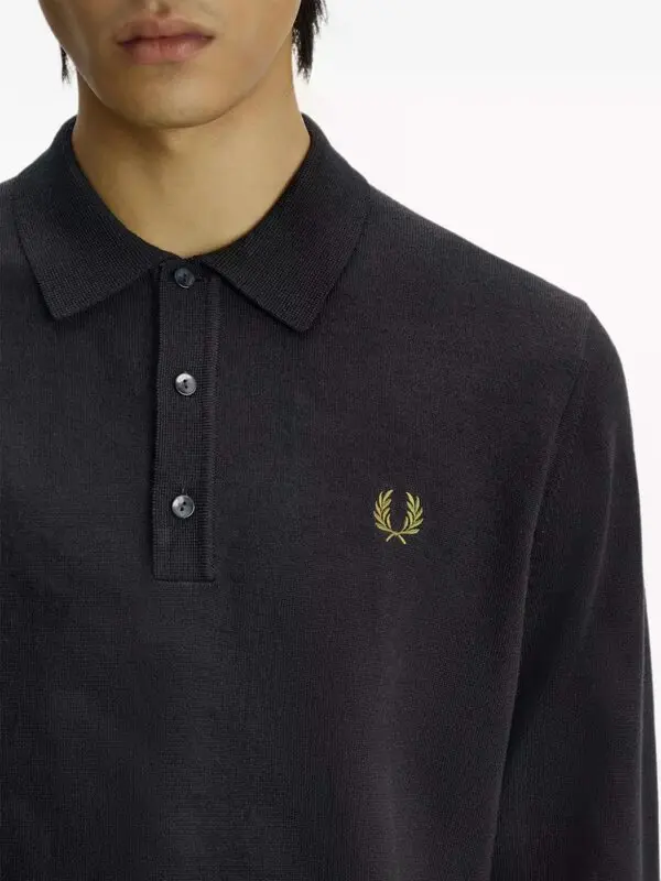 Fred Perry Long-sleeve Polo Sweater