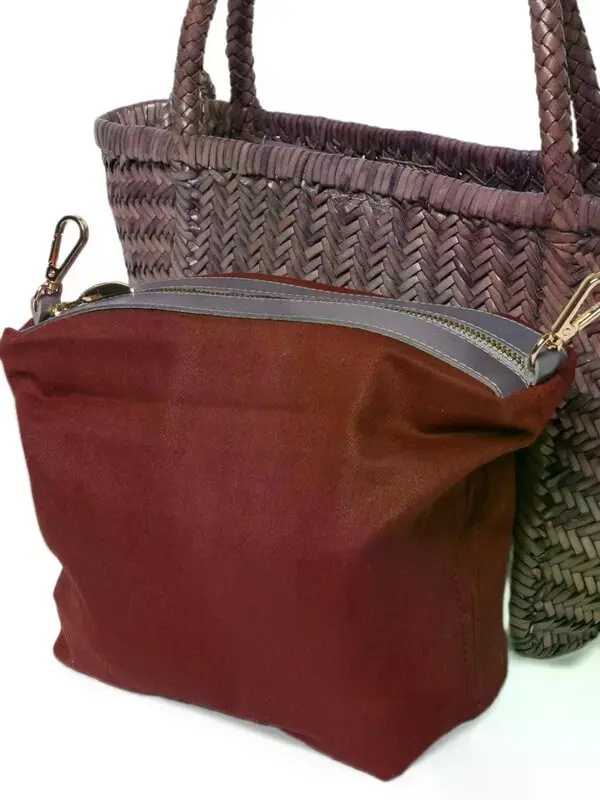 VIPERA Mini Woven Tote Bag