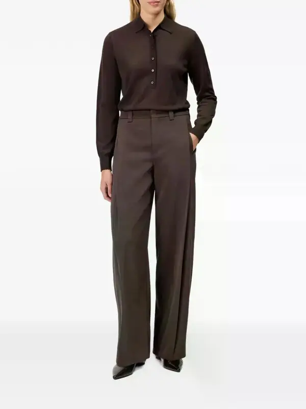 DRYKORN Mynerva Knitted Polo Shirt