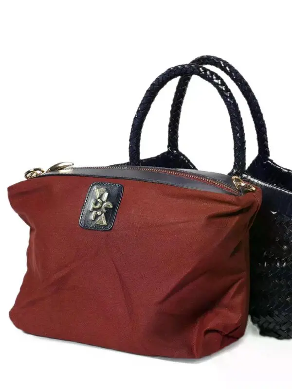 VIPERA Mini Woven Tote Bag