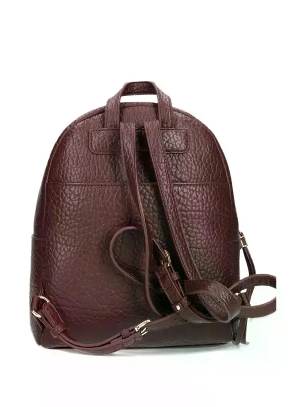 Liu Jo Grained-effect Logo-plaque Backpack