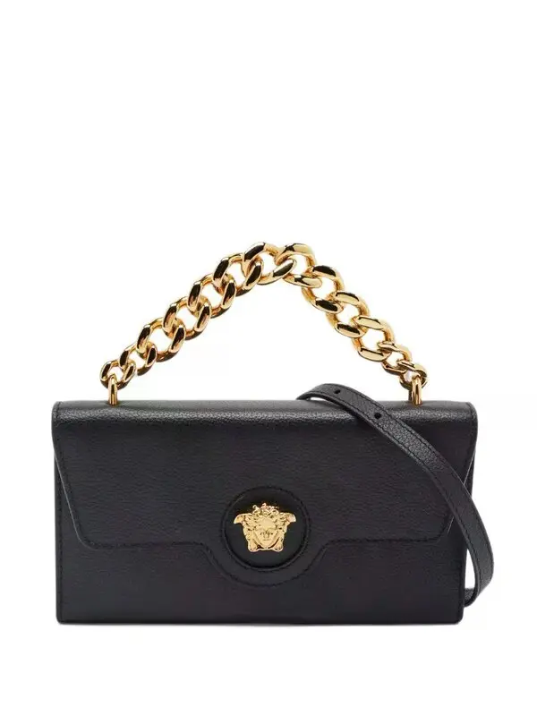 Versace Mini La Medusa Cross Body Bag - Black