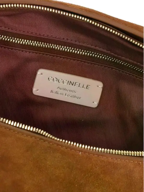 COCCINELLE Small Lizzie Suede Tote Bag