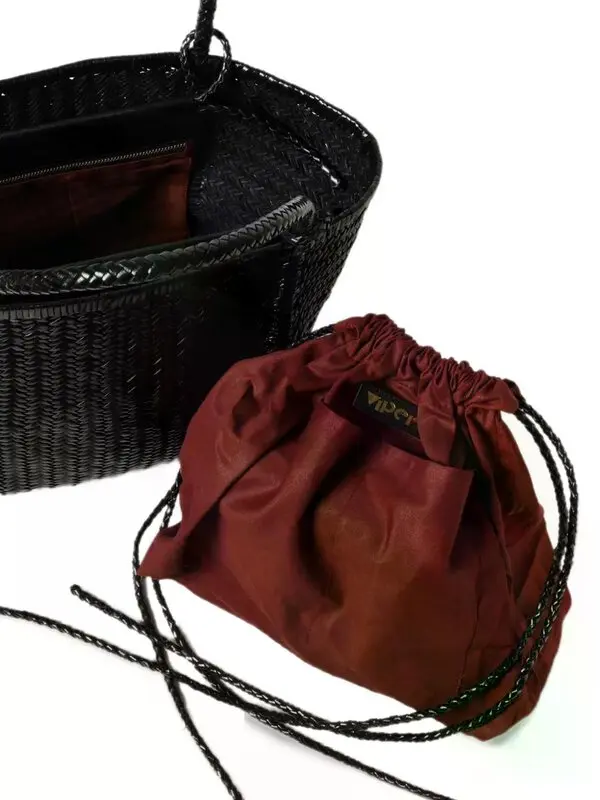 VIPERA Mini Woven Tote Bag