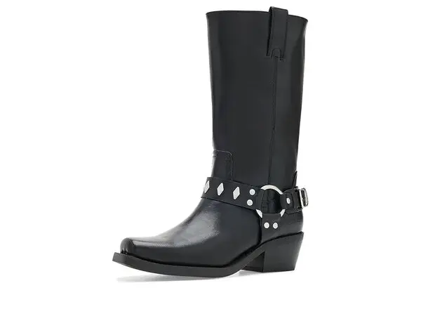FRYE AND CO. Lorrie Deco Harness Boots - Black