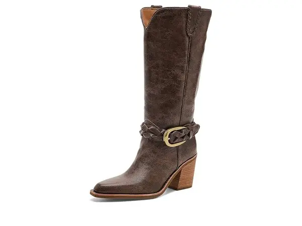 FRYE AND CO. Ashlyn Belted Boots - Brown