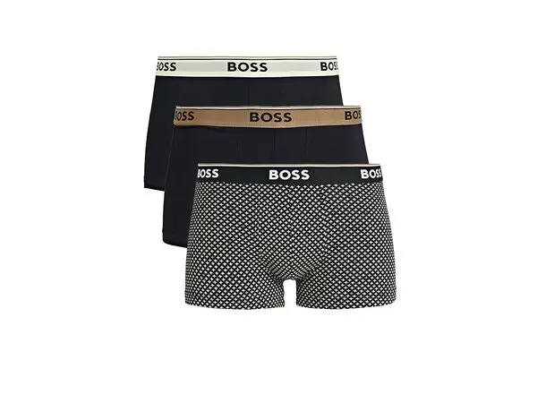 BOSS 3-pack Trunks Power Design Underwear - Medium Beige