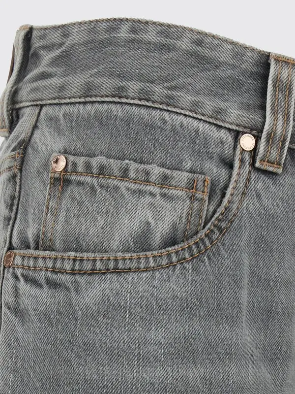 Brunello Cucinelli High-waisted Wide-leg Jeans In Denim With Monili