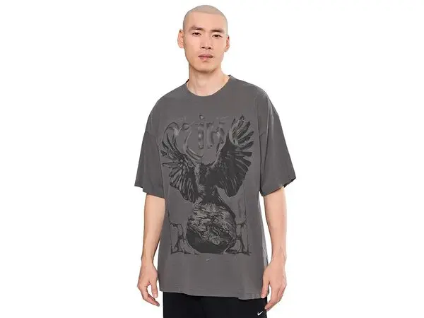 Nike Summit Oversized Crew Neck T-shirts Workout - Black