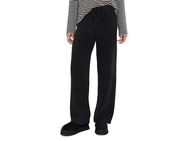 UGG Couria Straight-leg Rib Pants Clothing - Black