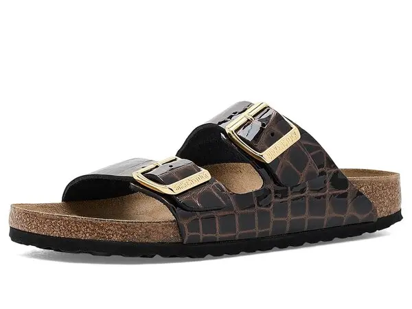 BIRKENSTOCK Arizona Embossed Leather Sandals