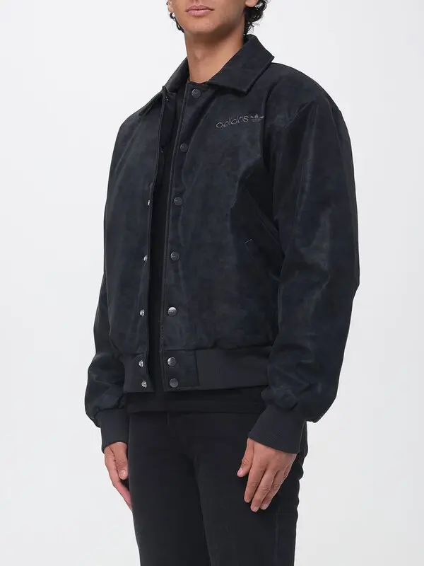 ADIDAS ORIGINALS Relaxed Fit Bomber Jacket In Technical Fabric With Embroidered Logo