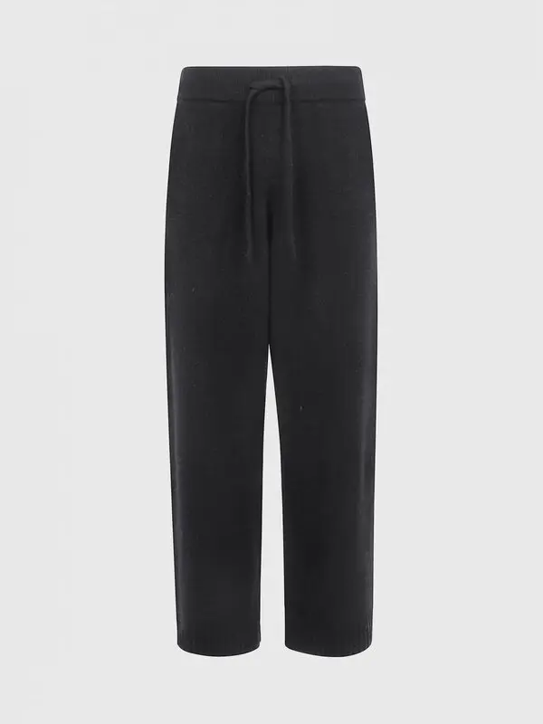 REPRESENT Wide-leg Wool-blend Knit Joggers With Drawstring
