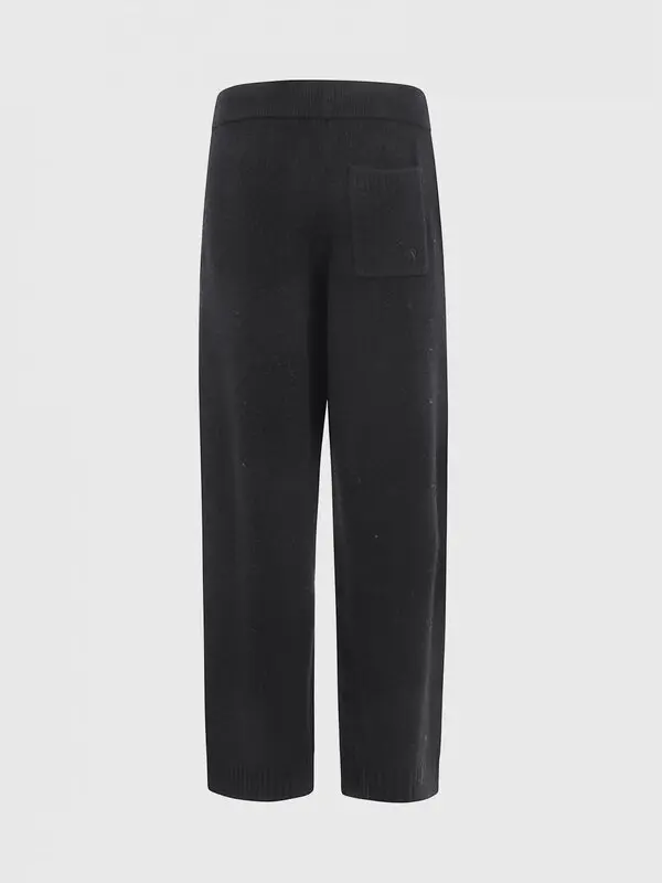 REPRESENT Wide-leg Wool-blend Knit Joggers With Drawstring