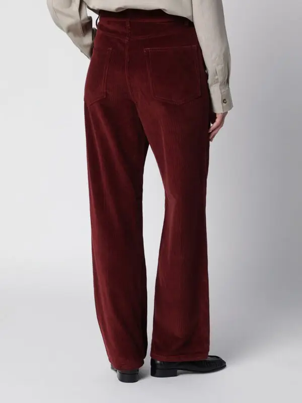 RÓHE Bruun High-waisted Wide-leg Corduroy Trousers