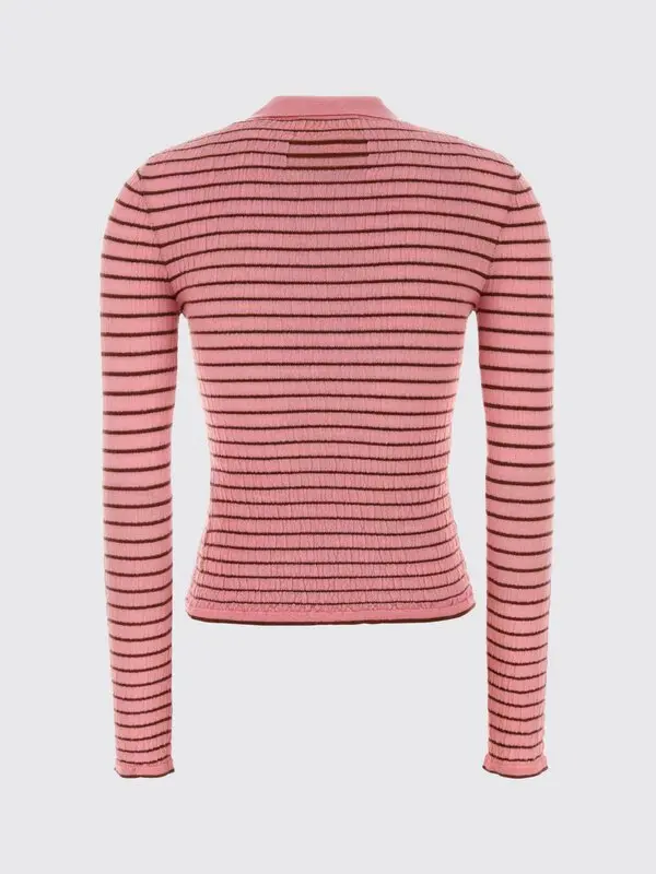 Guest In Residence Long-sleeve Striped Polo In Cashmere With A Slim Fit